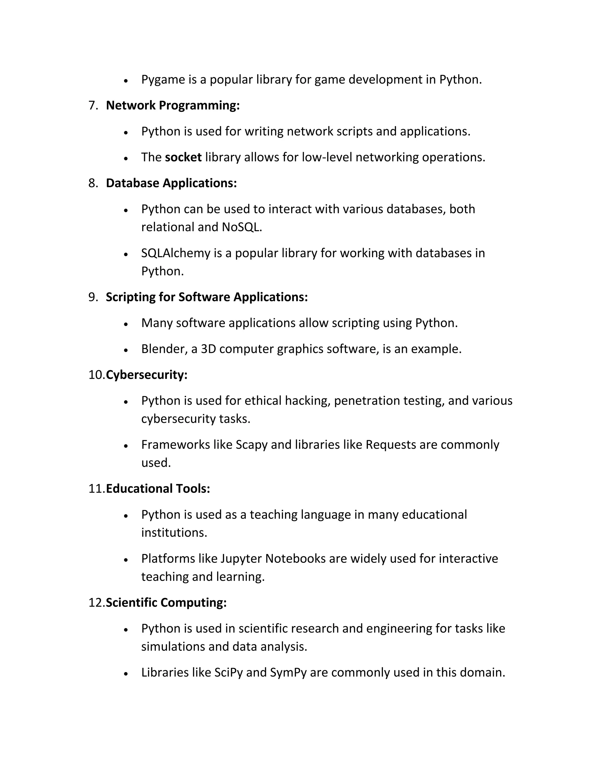 Python Applications Pdf