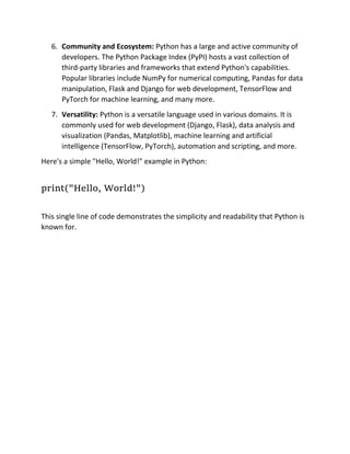 Python Applications by The Knowledge Academy.docx