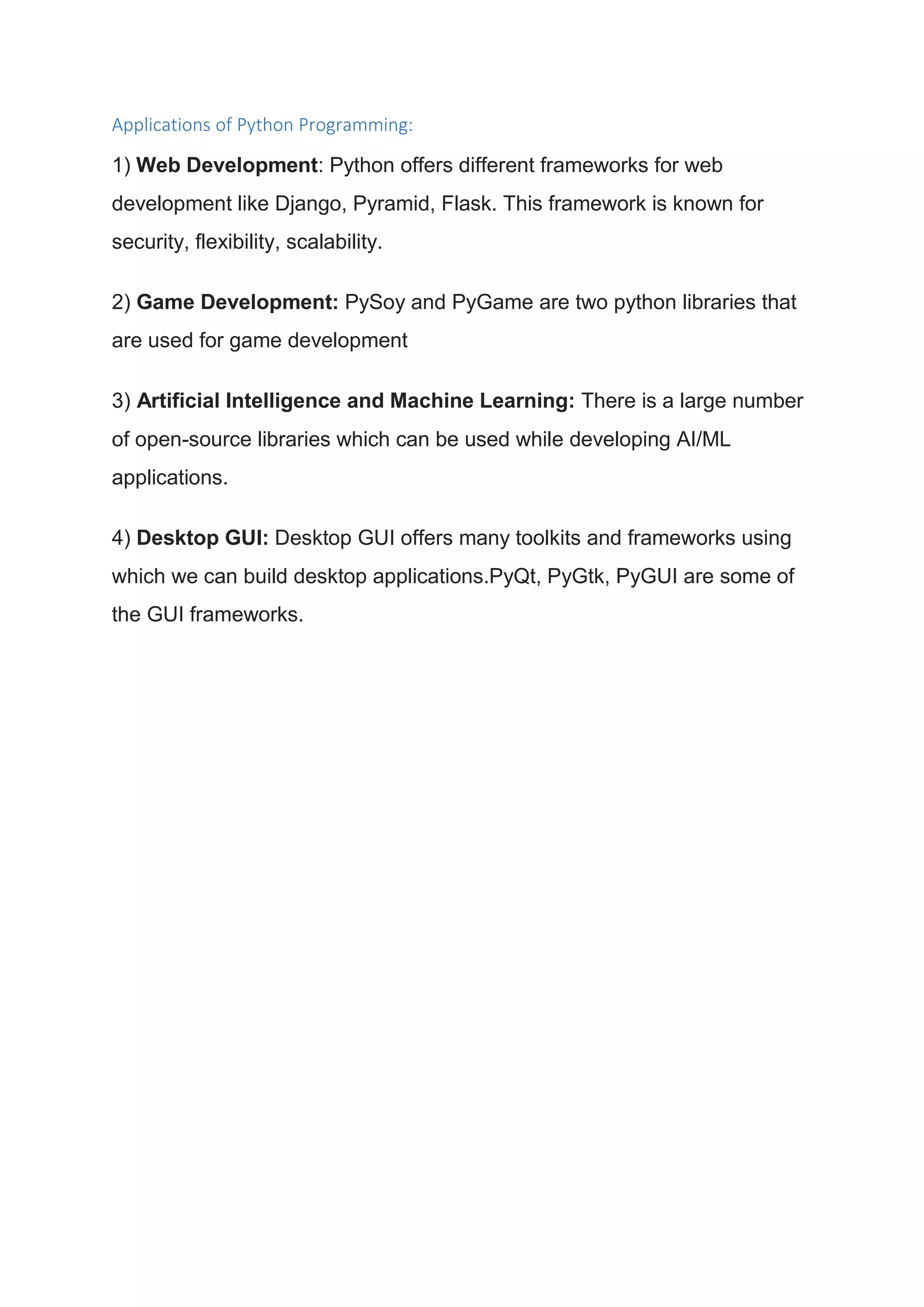 Python Application with Real World Examples | PDF