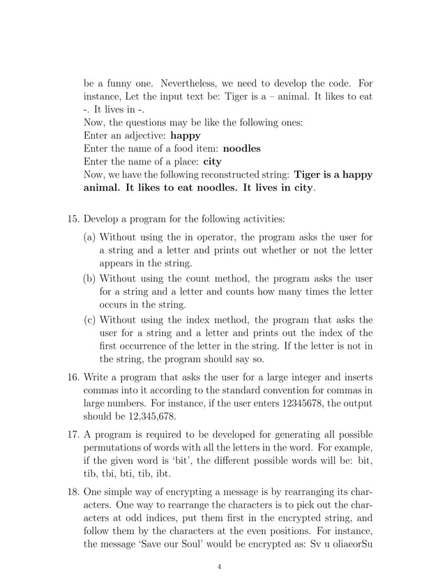 Python assignment 4 | PDF