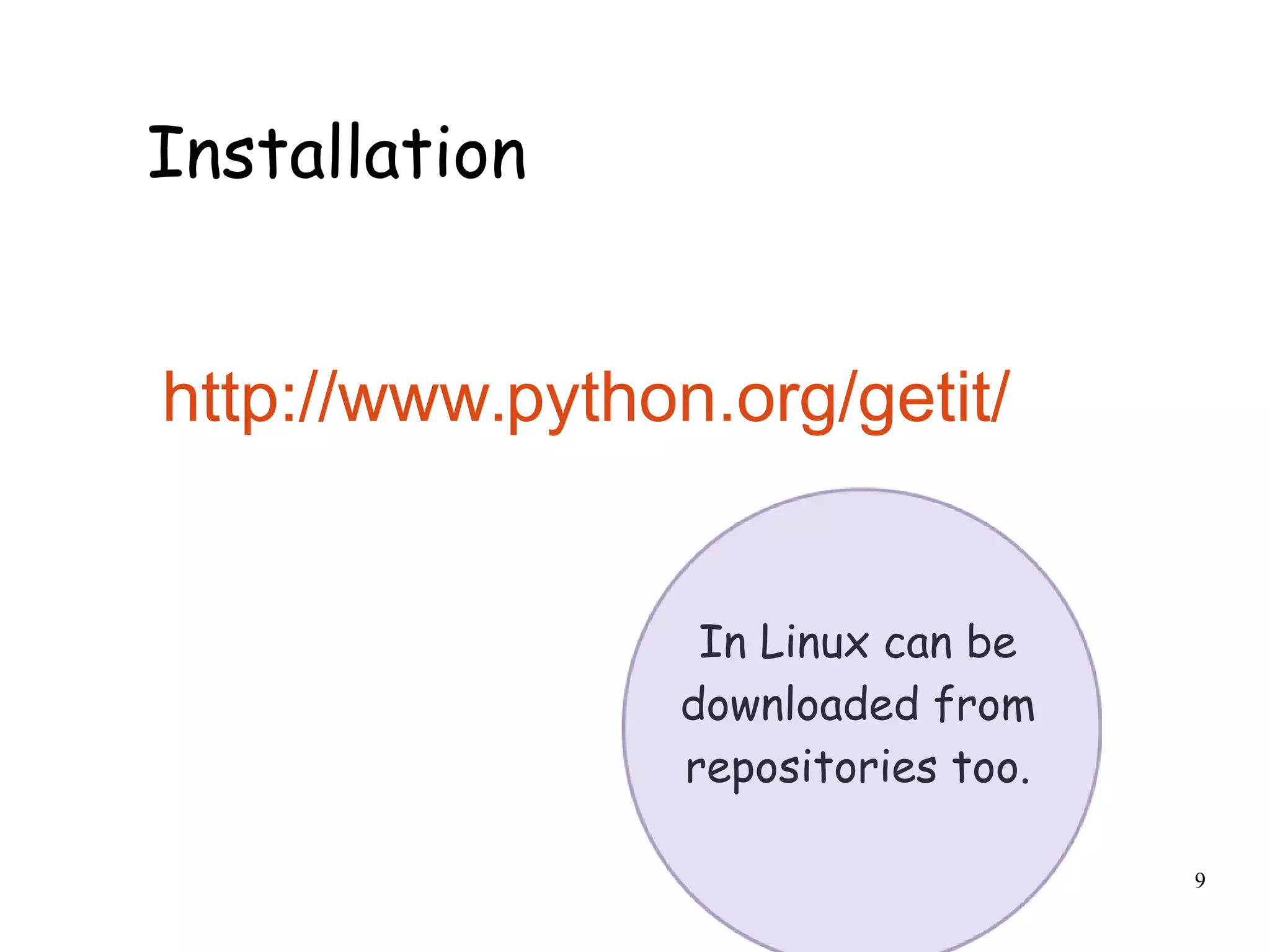 Python at a glance | PDF