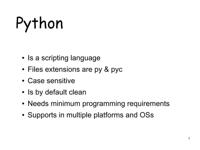 Python at a glance | PDF