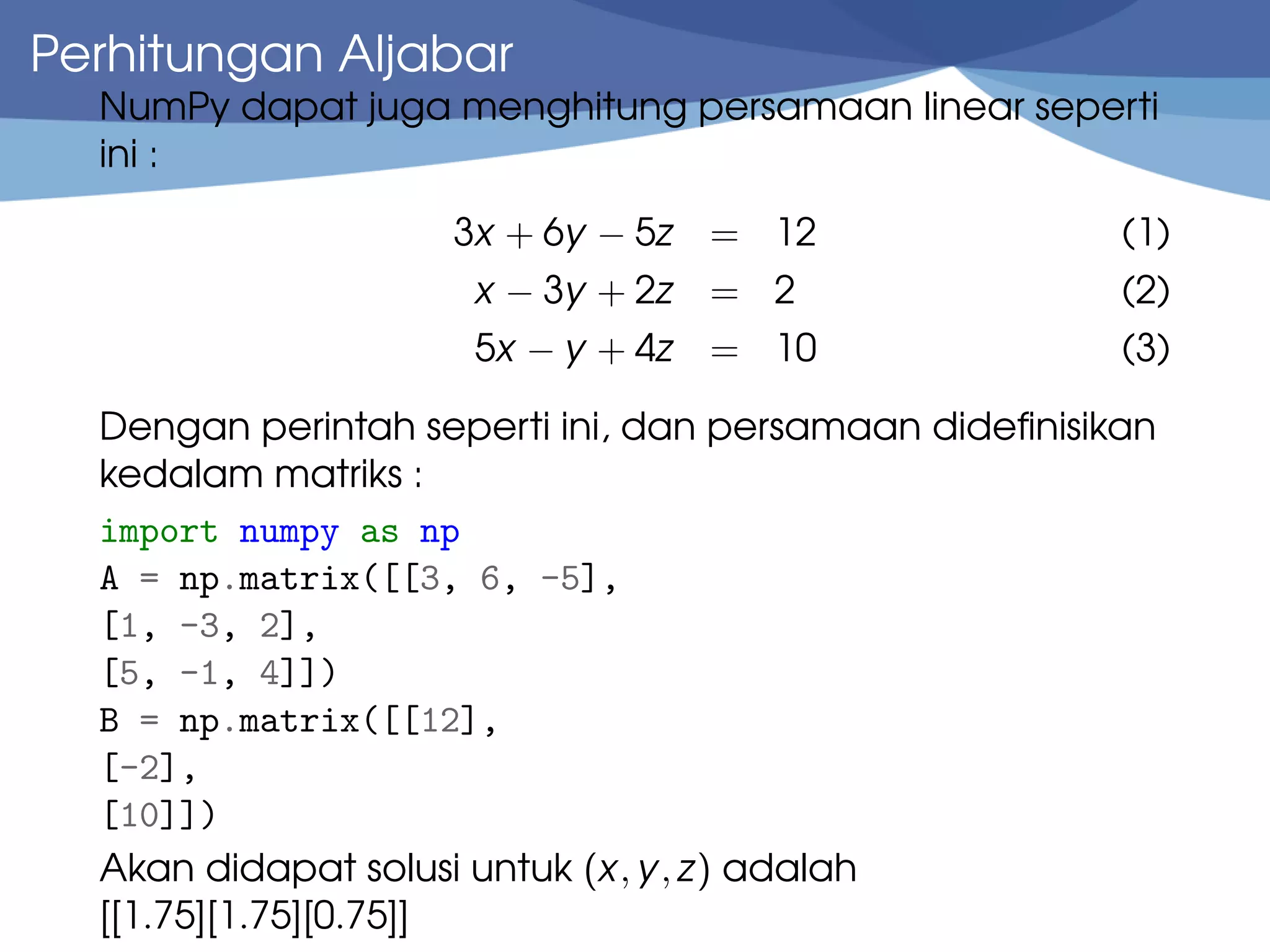 Introduction to NumPy | PDF