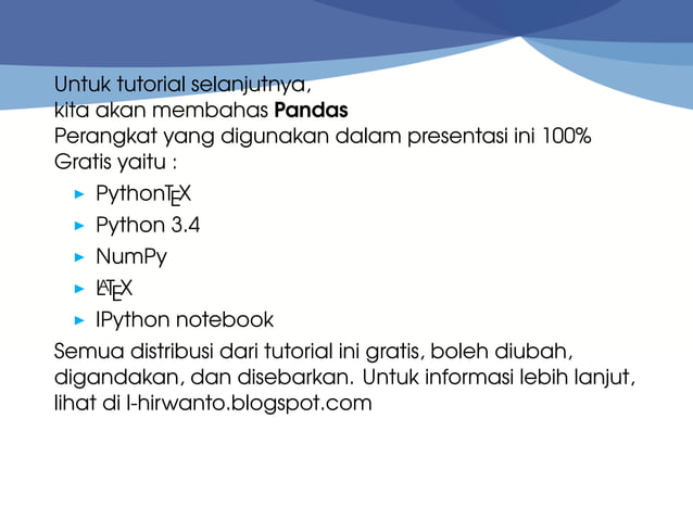 Introduction To Numpy Ppt Free Download