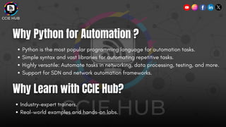 Python Automation Online Course CCIE HUB PDF | PDF