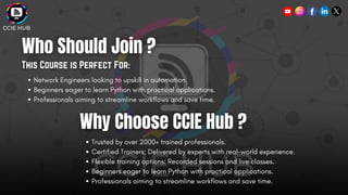 Python Automation Online Course CCIE HUB PDF | PDF