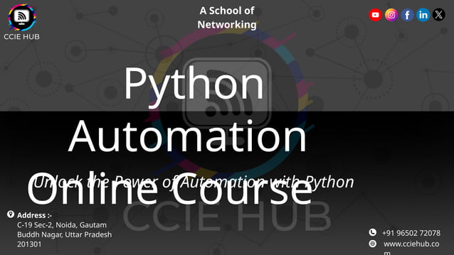 Python automation Python automation online course | PPTX