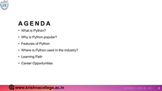 Python Programming - An Introduction | PPTX