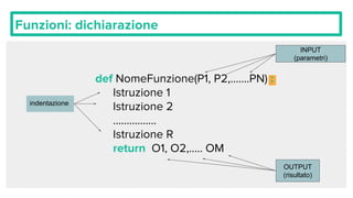 Python base 06-funzionicustom | PPT