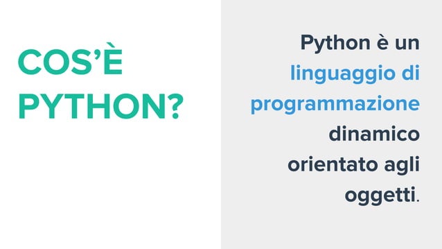 Python base lezione1 | PPT
