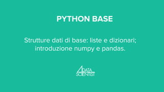 Python base lezione 3 | PDF | Databases | Computer Software and ...