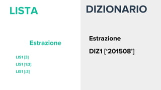Python base lezione 3 | PDF | Databases | Computer Software and Applications