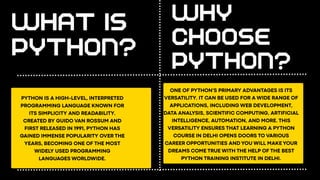 A Beginner's Python Course | PPTX