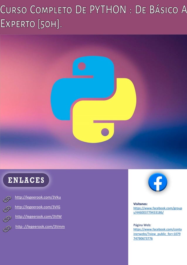 Pythonbasico experto | PDF