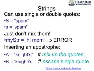 Python basics | PPTX