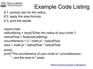 Python basics | PPTX