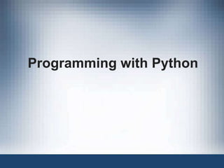Python is a high-level, general-purpose programming language. Its design philosophy emphasizes ...