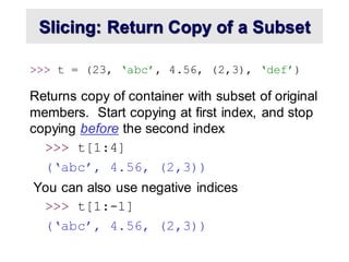 Python Basics it will teach you about data types | PPT