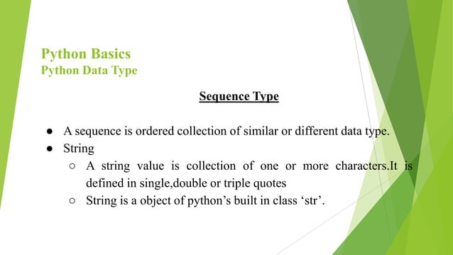 Introduction to Python programming Language | PPTX | Programming Languages | Computing