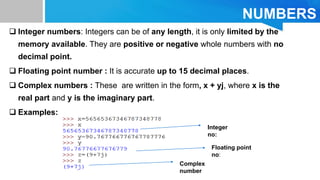 Introduction to Python Part-1 | PPTX