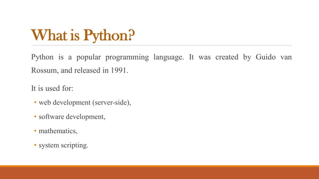 Python Basics Part1 Pdf Programming Languages Computing