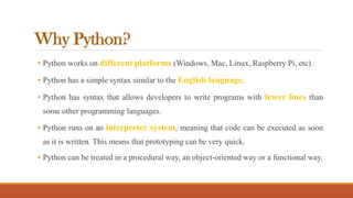 Python basics_ part1 | PDF | Programming Languages | Computing