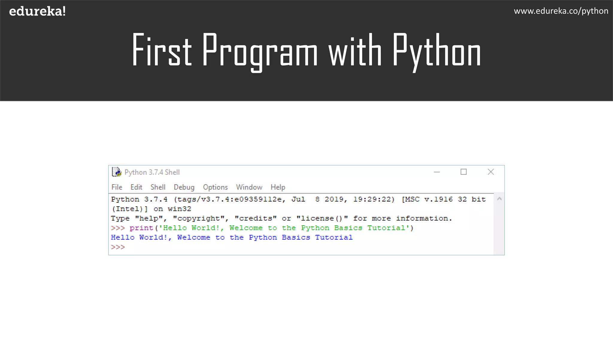 Python Basics Python Tutorial Edureka Ppt 5979