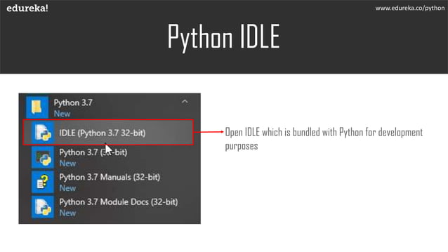 Python Basics | Python Tutorial | Edureka | PDF