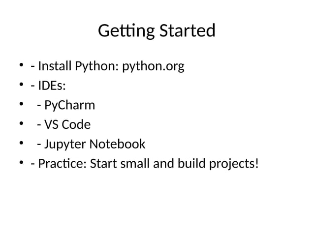 Introduces the topic and presenter, setting the stage for a structured guide to Python | PPT