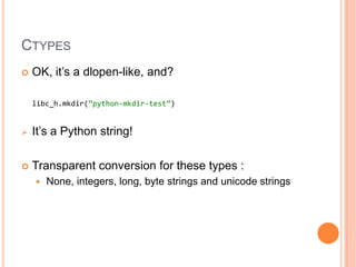 Python Bindings Overview | PPTX | Programming Languages | Computing
