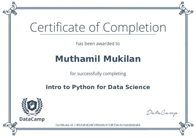 Python certificate