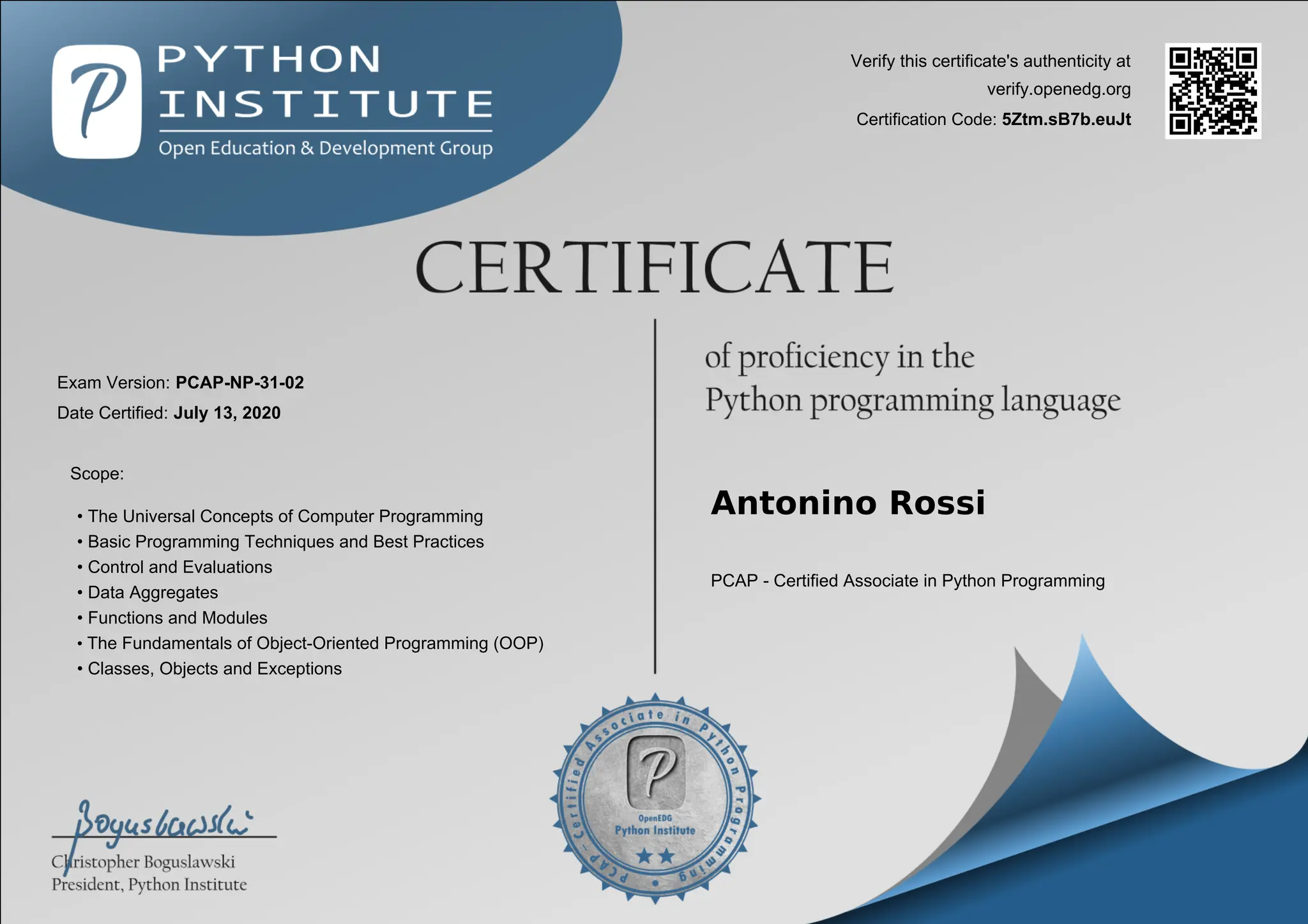pythoncertificate wieurjddjdjrjdjddjdjdjjd | PPT