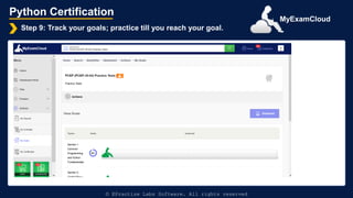 Python Certification Preparation - 10 Steps at MyExamCloud | PPT