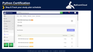 Python Certification Preparation - 10 Steps at MyExamCloud | PPT