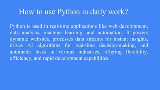 Python Certification Course In Ahmedabad | PPT
