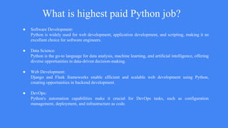 Best Python Certification Course In Delhi. | PPTX