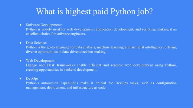 Python Training Certification Course In Mumbai Ppt Free Download