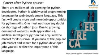 Python certification courses | PPT