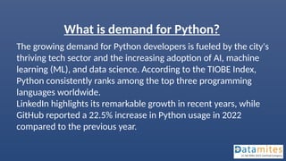 Python certification in coimbatore with placement | PPT