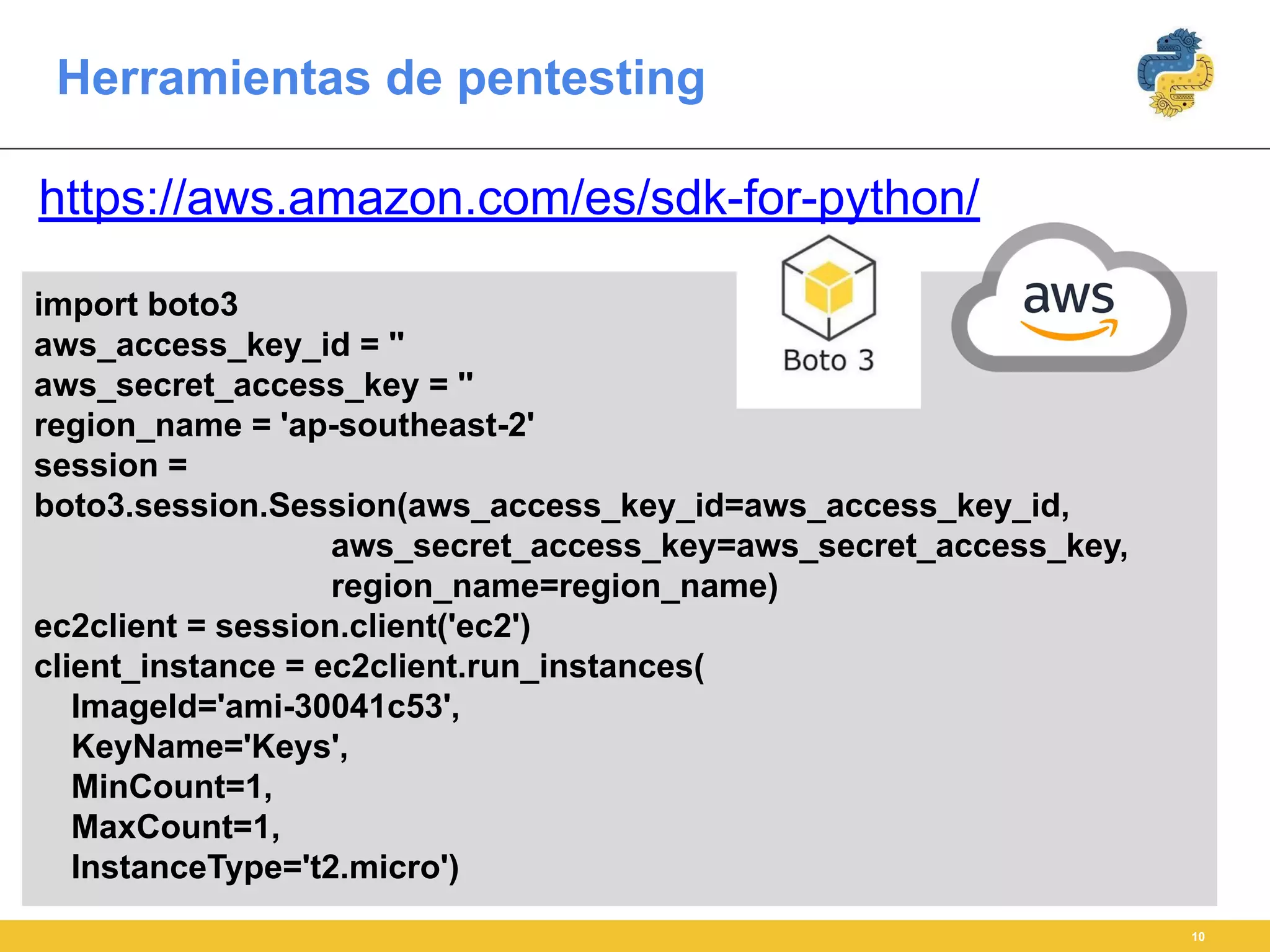 Python para equipos de ciberseguridad | PDF
