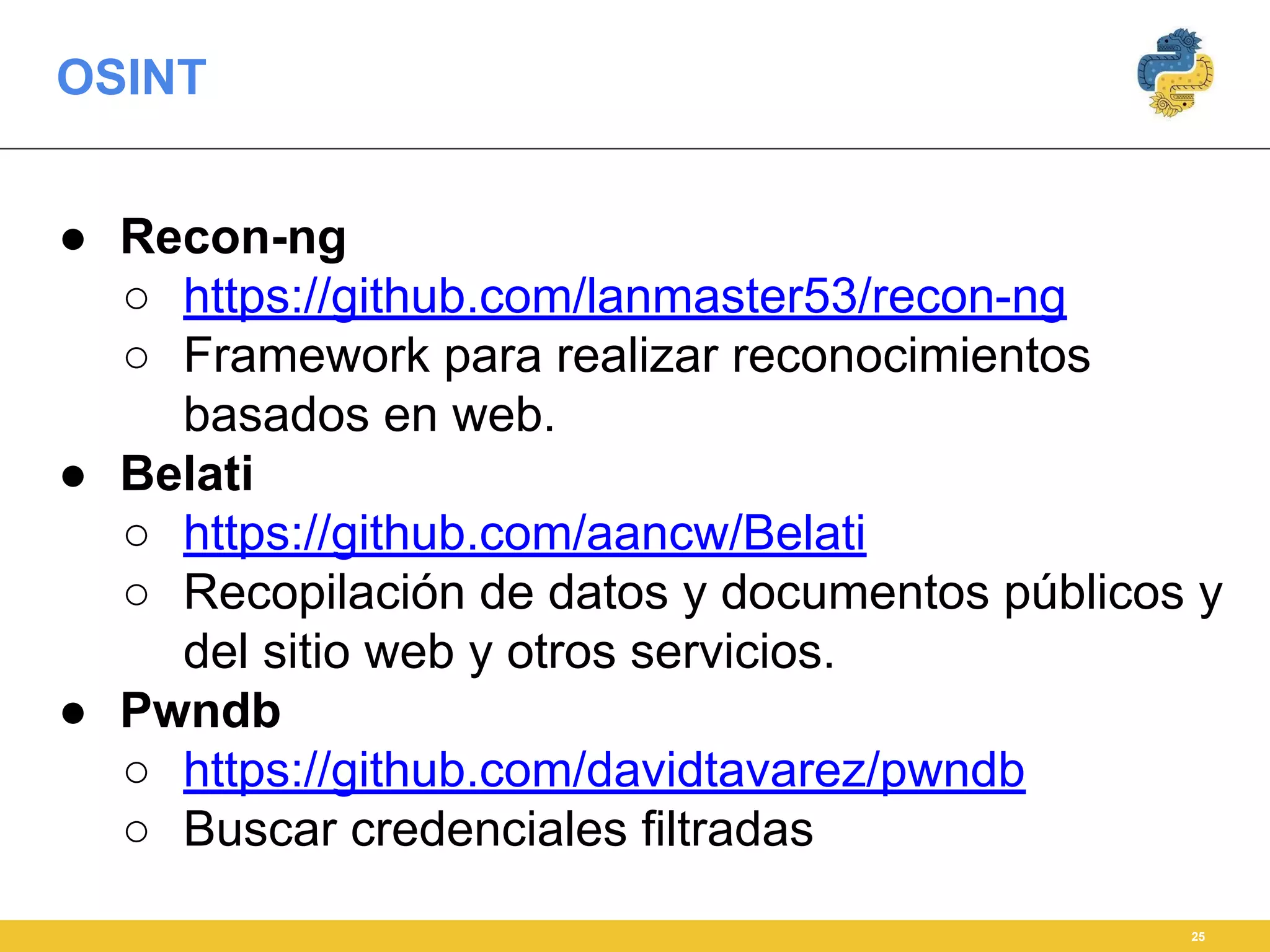 Python para equipos de ciberseguridad | PDF
