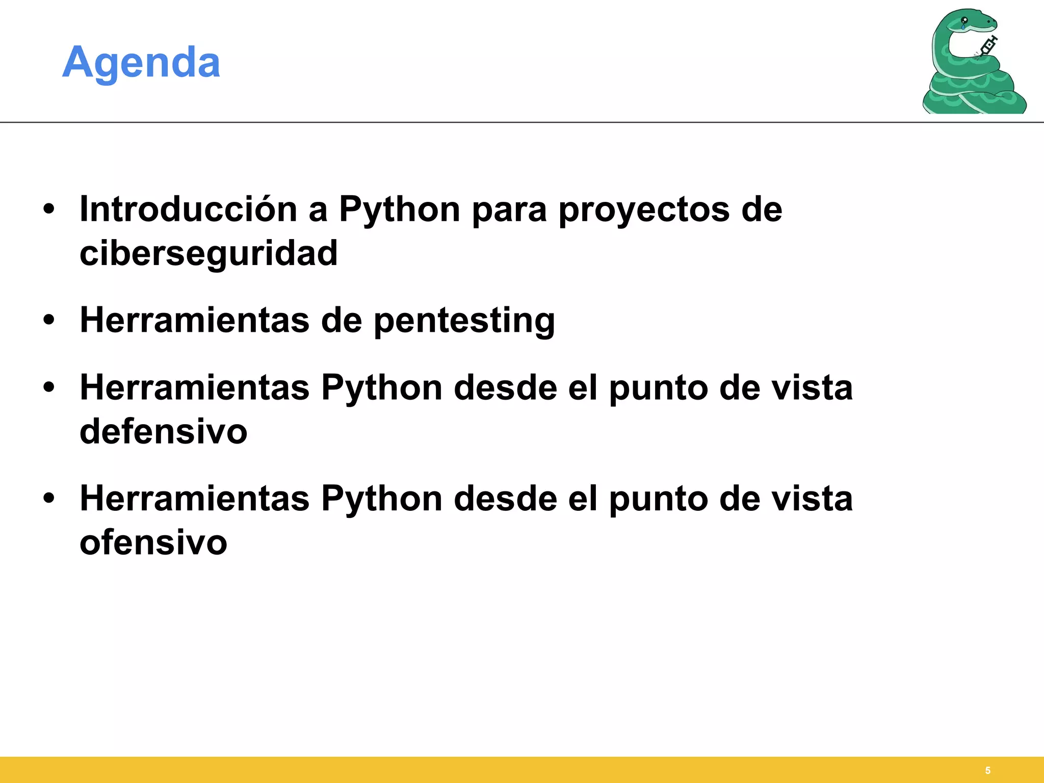 Python para equipos de ciberseguridad(pycones) | PDF