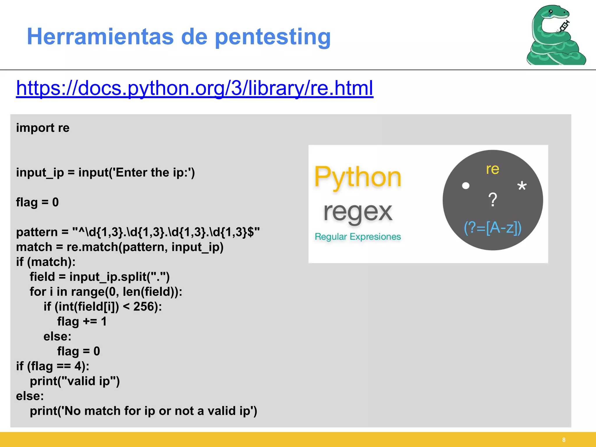 Python para equipos de ciberseguridad(pycones) | PDF | Programming Languages | Computing