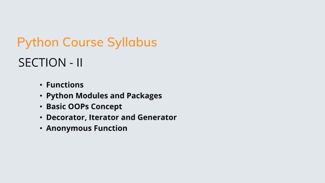 Python classes mumbai | PPT