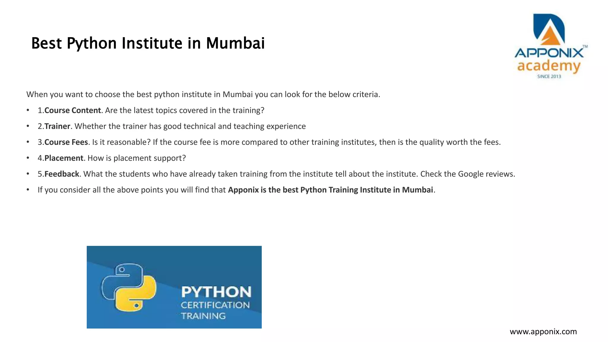 Python classes mumbai | PPT