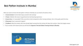 Python classes mumbai | PPT