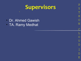 Python Cloud IDE - First Seminar | PPT