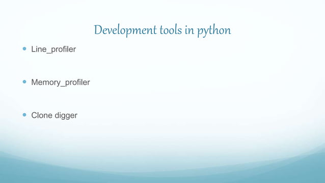 Python Code Profiling Pptx Operating Systems Computer Software