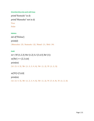 Python collections | PDF